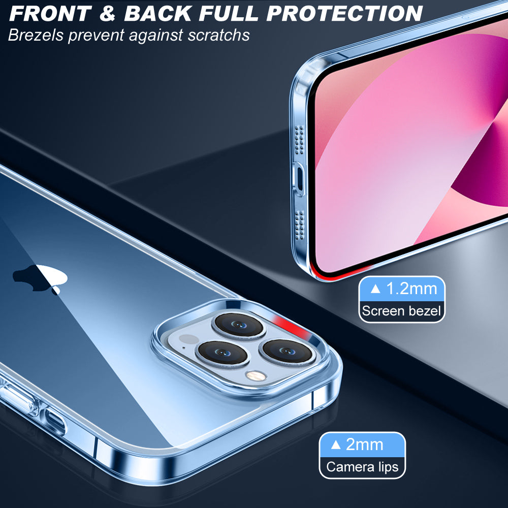 iPhone 13 Series Clear Silicone Bumper Case Shockproof