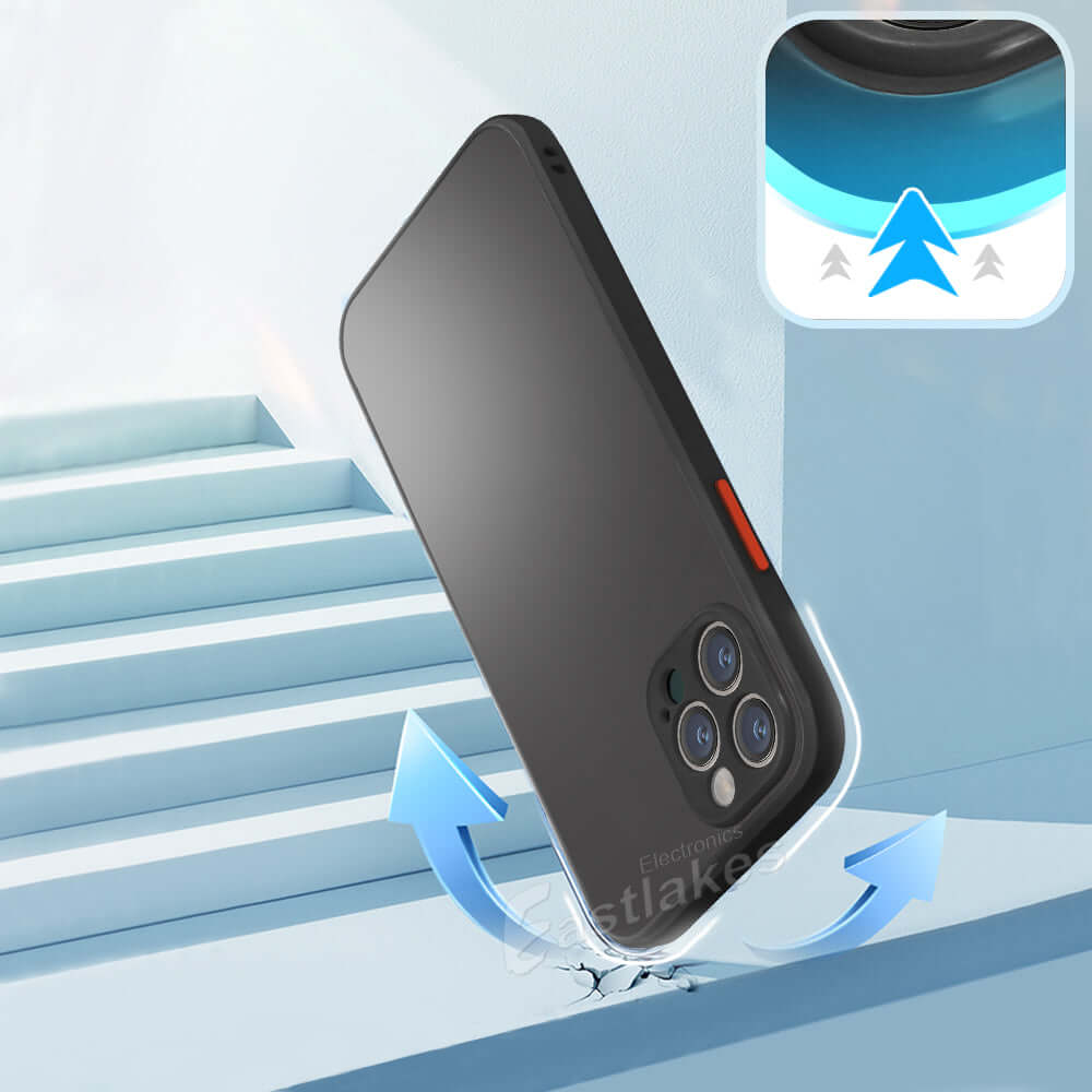 Matte Silicone Bumper Case for iPhone