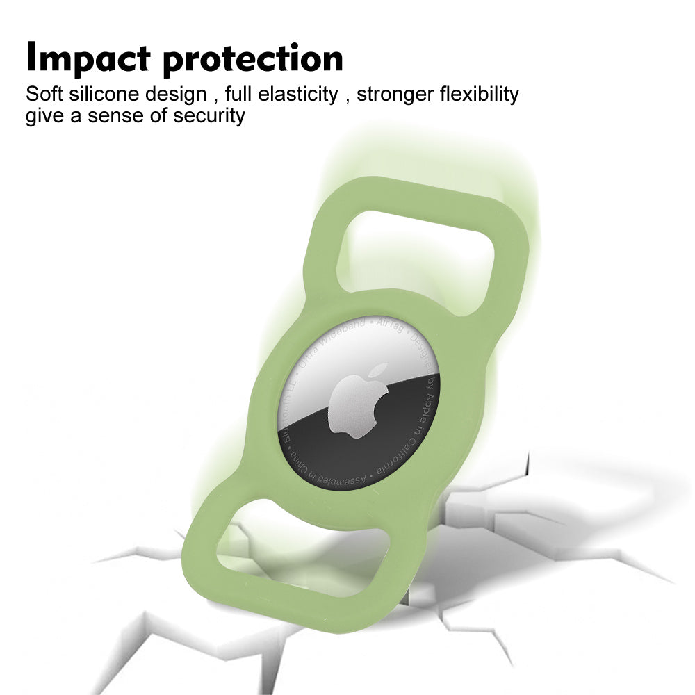 Apple Airtag Silicone Dog Cat Collar Holder Belt Case