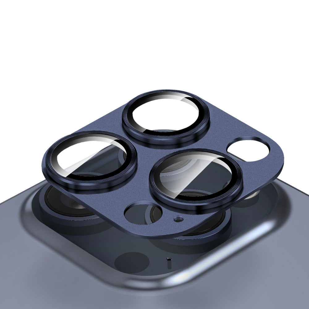 Apple iPhone 16 15 14 Pro Max Camera Lens Metal Tempered Glass Protect