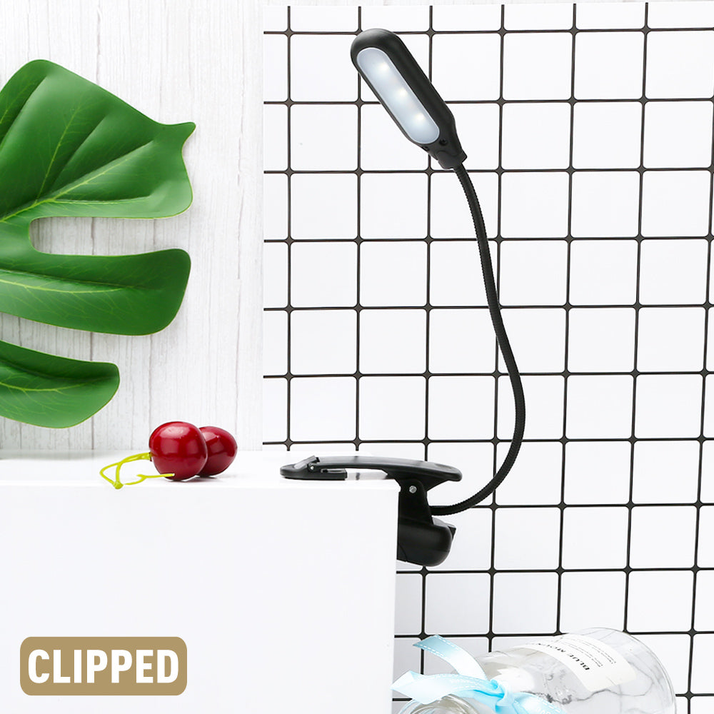 Clip on LED Light Stand for Reading