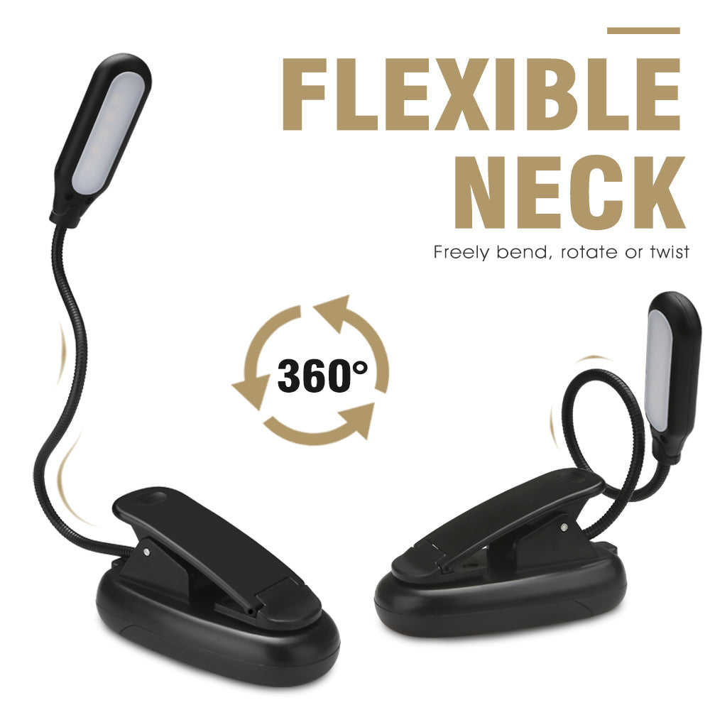Clip on LED Light Stand for Reading