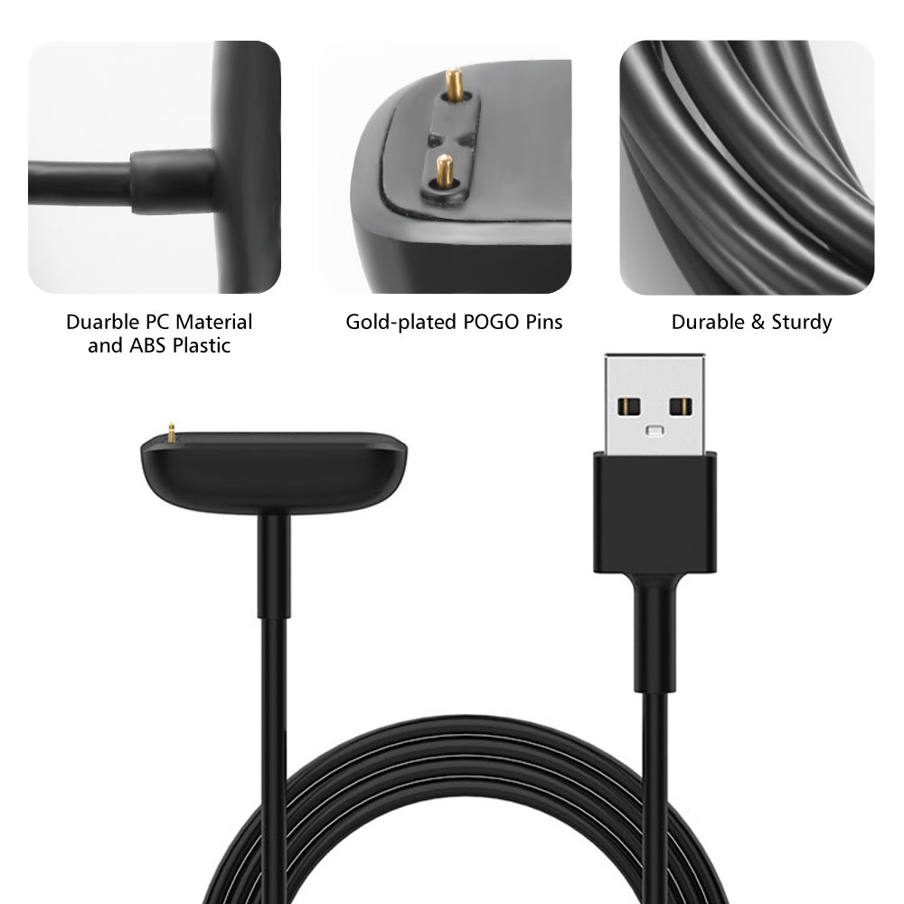 1M Fitbit Luxe and Charge 5 Magnetic Dock USB Charging Cable