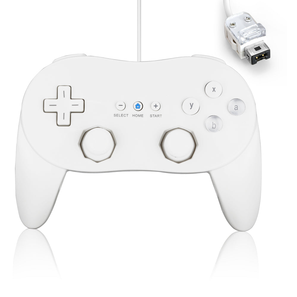 New White Classic Pro Wired GamePad Joypad Controller for Nintendo Wii