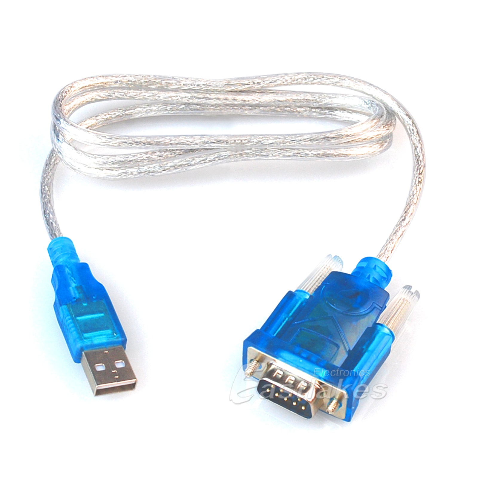 [85CM] USB to 9-pin DB9 RS232 Serial Port Cable Cord Male Adapter Conv